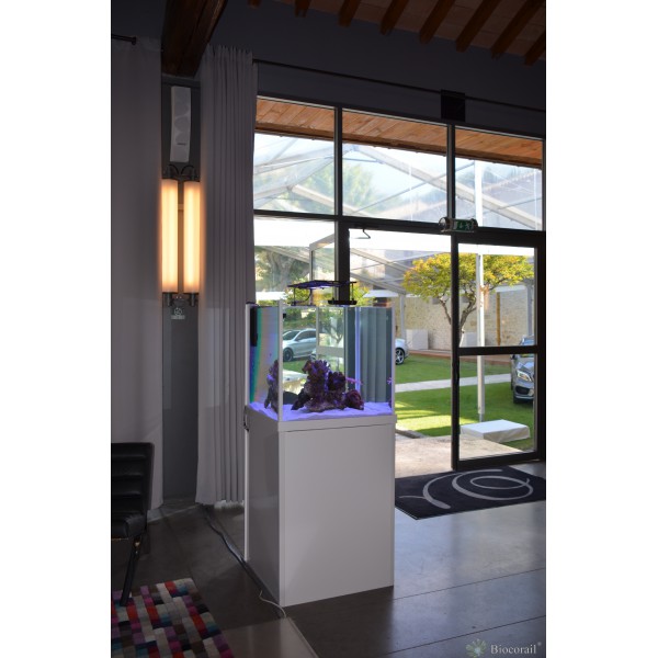 Aquarium 340L JAUBERT 70x70xh70 visible des 4 faces - Biocorail